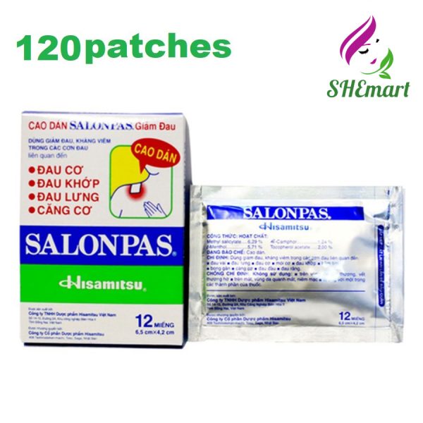 Review Hisamitsu SALONPAS Muscle Arthritis Aches Stiff Neck Joint Pain ...