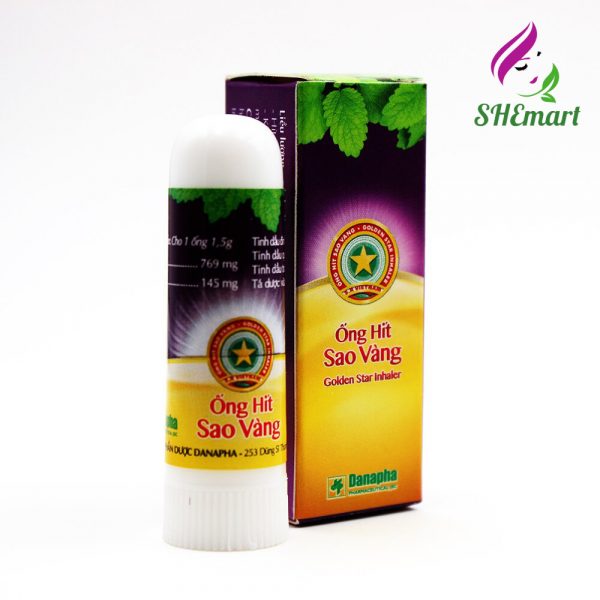 Golden Star Inhaler Rhinitis Sinusitis Congestion Bronchitis - SHEmart ...