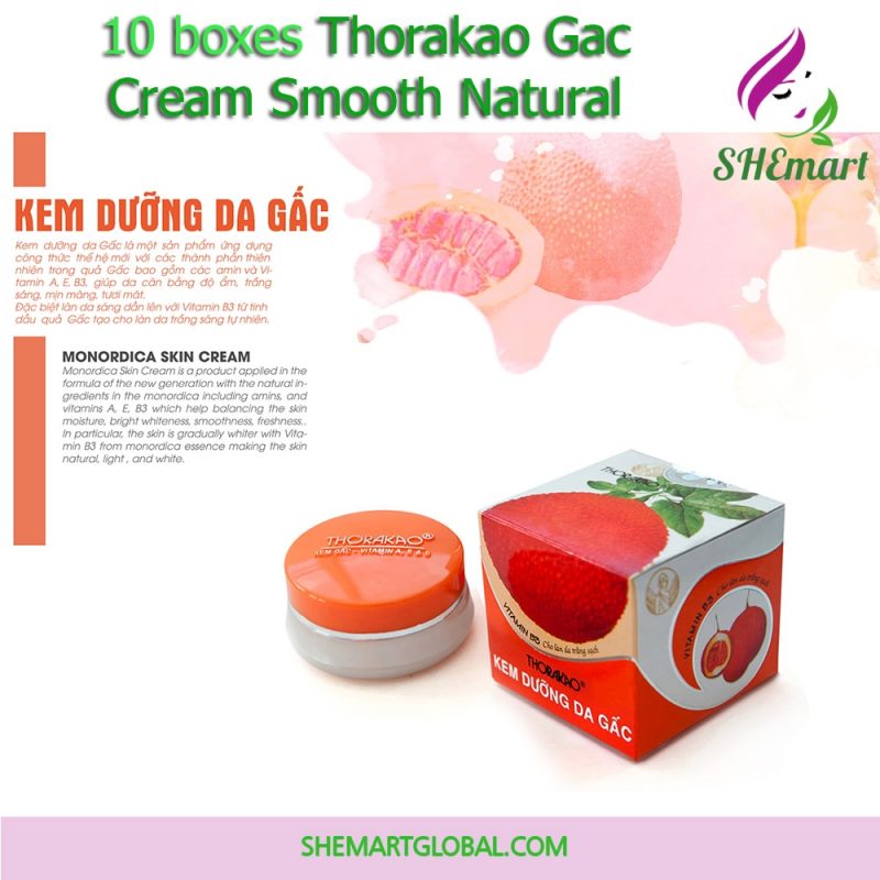 10 boxes Thorakao Gac Cream Smooth Natural Vitamin - SHEmart Global