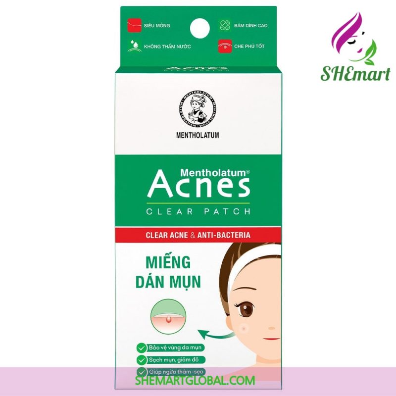 Acnes Clear Patch Rohto Mentholatum 24 patches - SHEmart Global