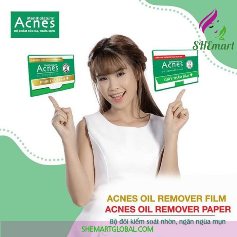 Acnes Oil Remover Paper 100 Sheets Free ship - SHEmart Global