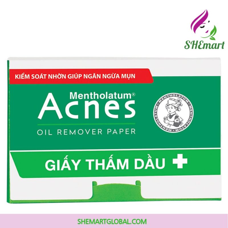 Acnes Oil Remover Paper 100 Sheets Free ship - SHEmart Global