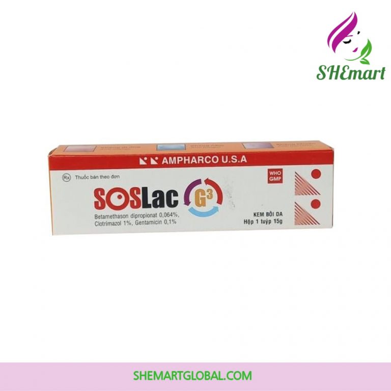 Soslac G3 cream Treat allergic skin diseases such eczema, dermatitis ...
