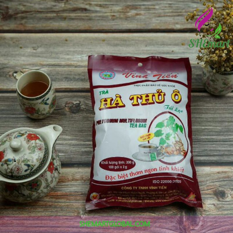 Combo 02 bags Vietnamese Multiflorous Knotweed Tea Bags – Tra Ha Thu O ...