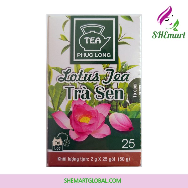 Combo 04 boxes Phuc Long Lotus tea bag filter – 100 bags – Free ship ...