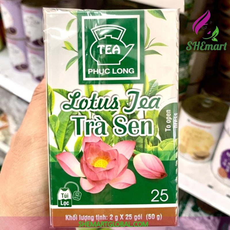 Combo 04 boxes Phuc Long Lotus tea bag filter – 100 bags – Free ship ...