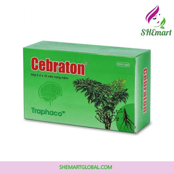 Cebraton Traphaco Supports Cerebral circulation 50 tablets – Free ship ...