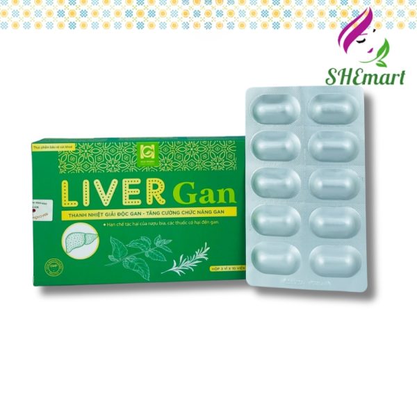 Liver detox pills, enhance liver function LIVER GAN (3 blisters x 10 ...