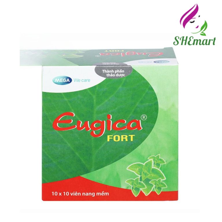 Combo 05 boxes Eugica Fort DHG Respiratory Health Support cough, sore ...