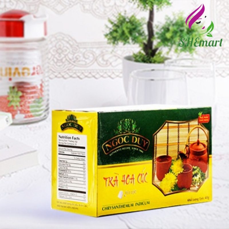 Ngoc Duy Vietnamese Chrysanthemum Tea – Box of 20 Filter Bags – Free ...